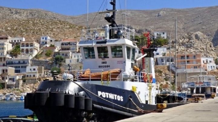 Αδιευκρίνιστα τα αίτια της βύθισης του ρυμουλκού στο λιμάνι της Πάτμου ...
